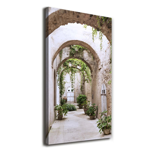 Ebern Designs Arkade am Schloss - Kunstdrucke auf Leinwand - Wrapped Canvas | Wayfair.de